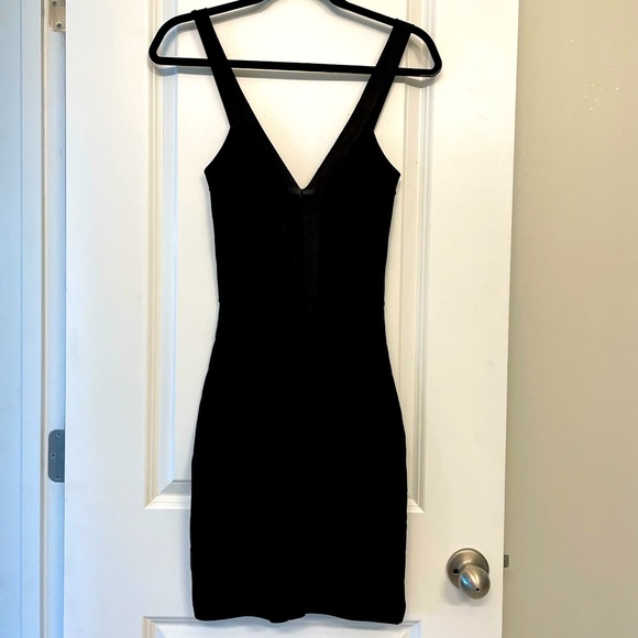 French Connection | Dresses | French Connection Bandage Dress In Black ...